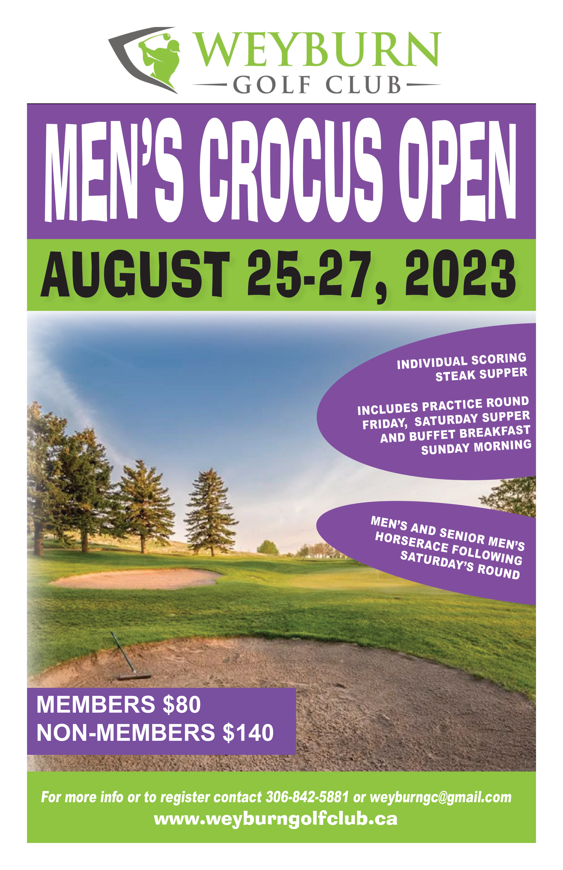 Weyburn Men's Crocus Open - The Weyburn Golf Club